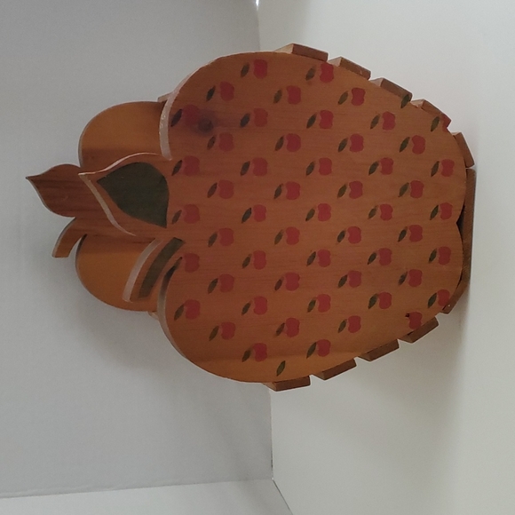 Accents | Natural Wood Apple Decorative Basket | Poshmark